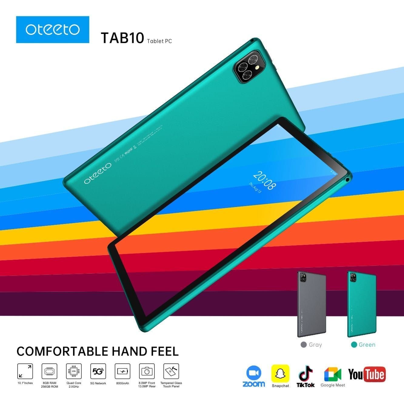 Buy Oteeto Tab 10 Tablet Pc @ OMR 35.000